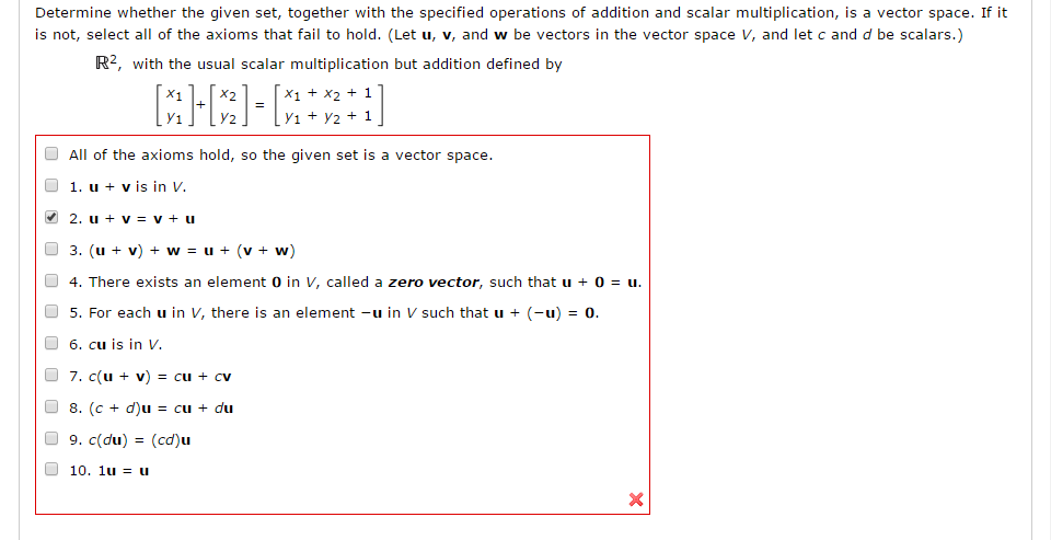 Solved Determine whether the given set, together with the | Chegg.com