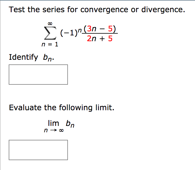 Solved Test the series for convergence or divergence. | Chegg.com