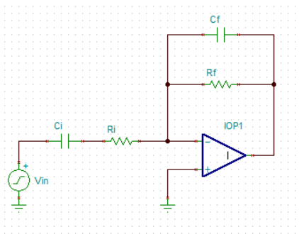 Solved We have the following active high pass filter | Chegg.com