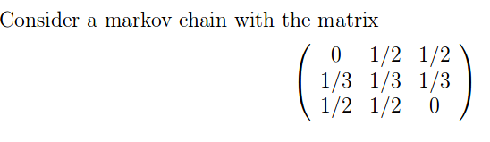 Solved Find the stationary distribution of the markov chain. | Chegg.com