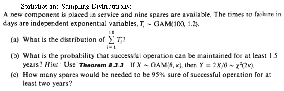 Solved Statistics and Sampling Distributions: A new | Chegg.com