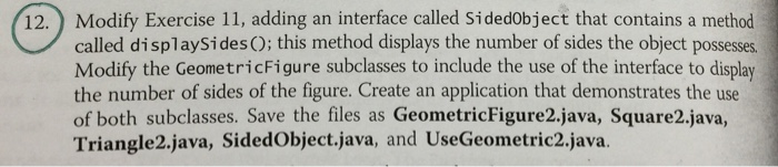Solved // chapter 11, Java programming, Joyce Farrell, 8th | Chegg.com