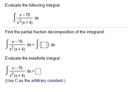 Solved Find the partial fraction decomposition of the | Chegg.com