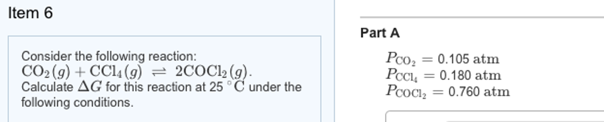 Solved A) B) Consider the following reaction: I2(g)+Cl2(g) | Chegg.com