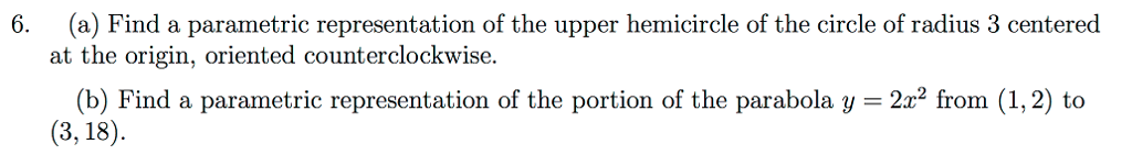 Solved Find a parametric representation of the upper | Chegg.com