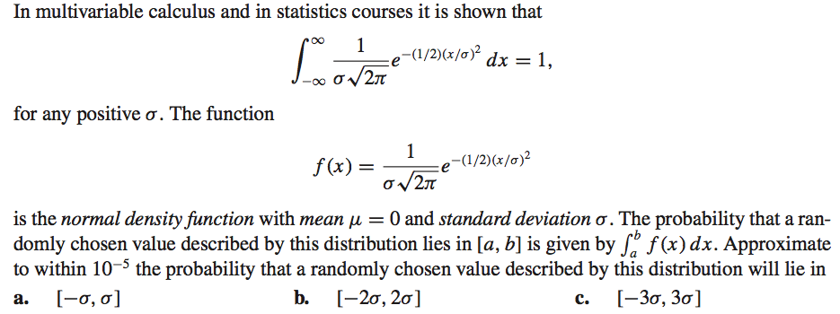 In multivariable calculus and in statistics courses | Chegg.com
