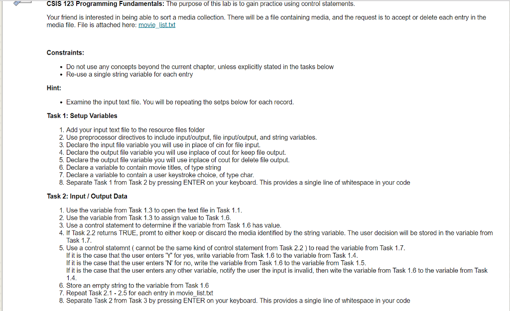 Solved C++ practice problem, was wondering if it could be | Chegg.com