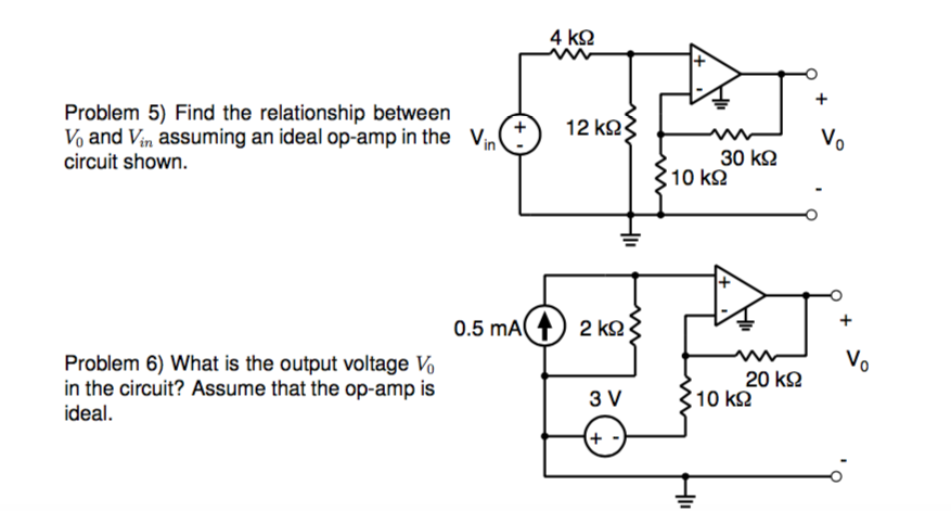 Solved Problem 5) Find the relationship between Vo and Vin | Chegg.com
