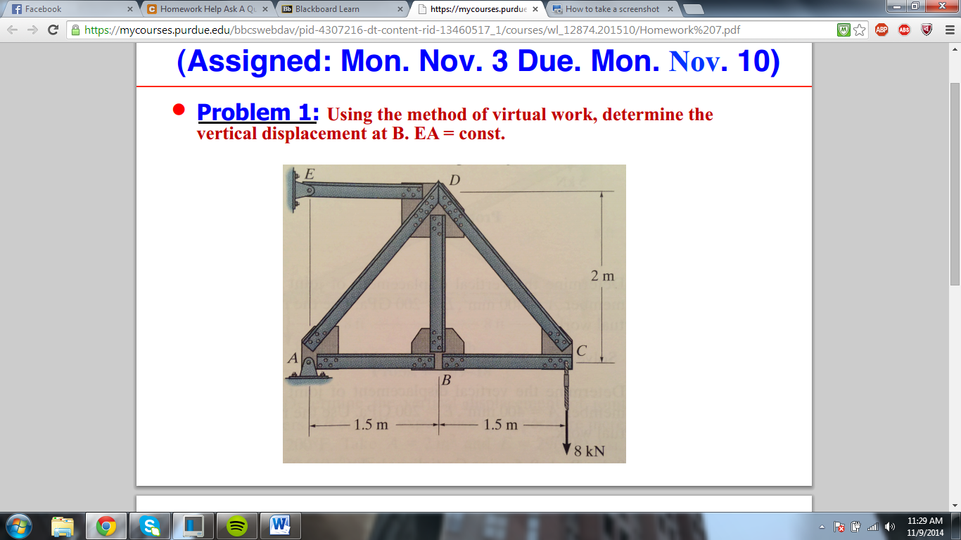 Solved Using the method of virtual work, determine the | Chegg.com