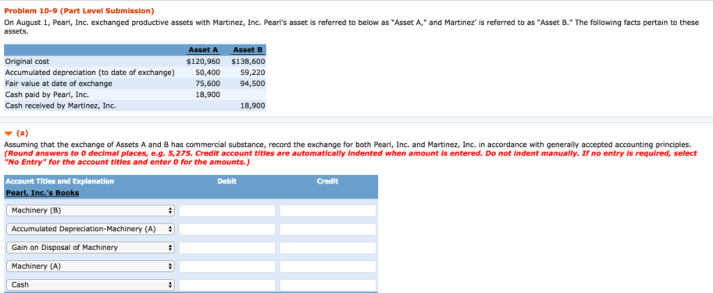 Solved Problem 10-9 (Part Level Submission) On August 1, | Chegg.com