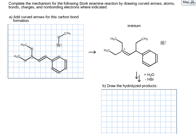 Solved Complete the mechanism for the following Stork | Chegg.com