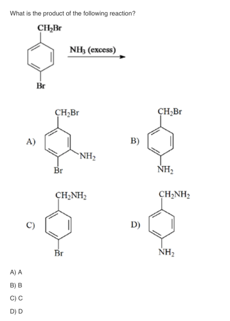 Solved What is the product of the following reaction? CH Br | Chegg.com