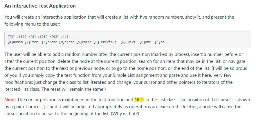 Solved C Using Linked List And Iterators Please Provide