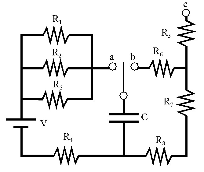 Solved Consider the RC circuit shown at the figure where | Chegg.com