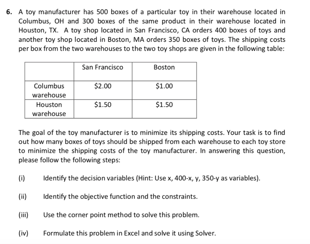 Solved 6 A Toy Manufacturer Has 500 Boxes Of A Particular Chegg Solved 6 A Toy Manufacturer Has 500 Boxes Of A Particular Chegg