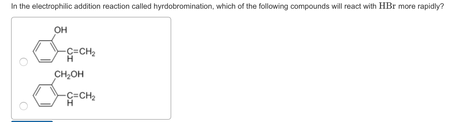 Solved In the electrophilic addition reaction called | Chegg.com
