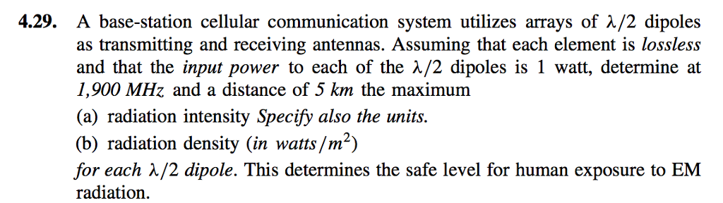 Solved A base-station cellular communication system utilizes | Chegg.com