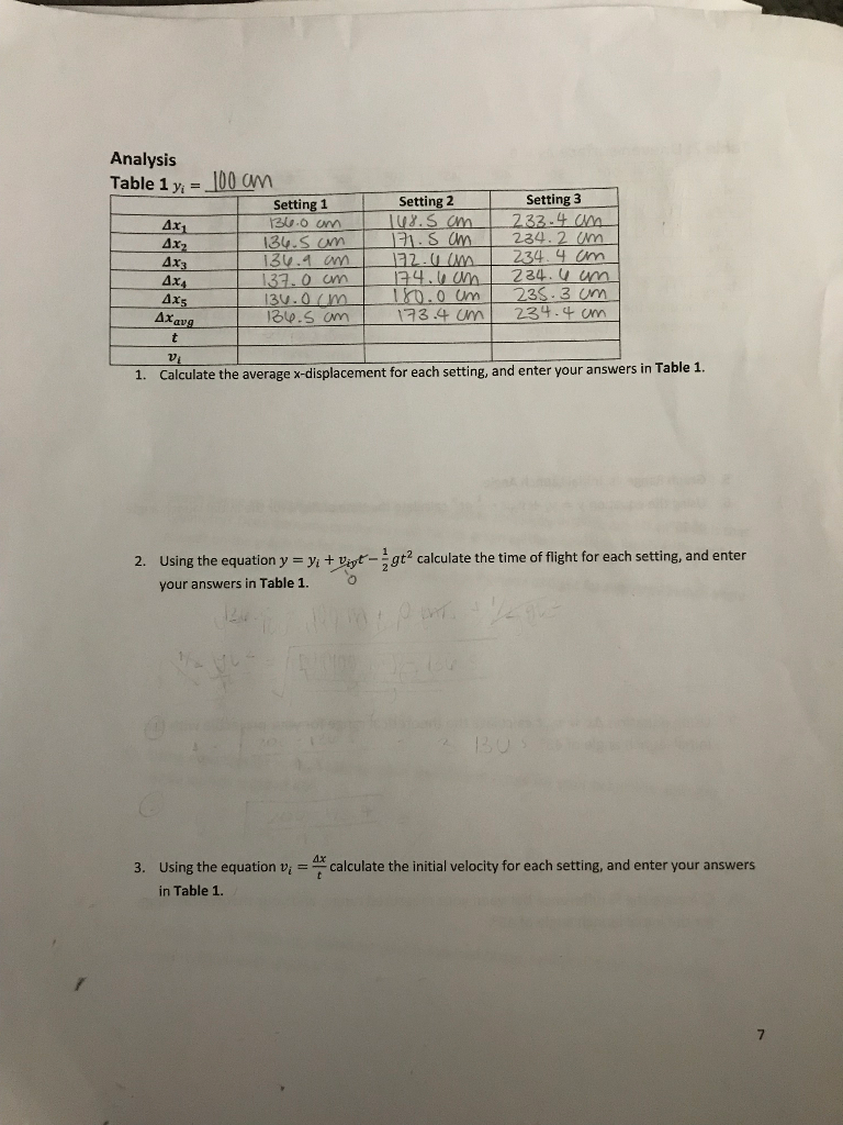 Solved I need help calculating the flight time for each | Chegg.com