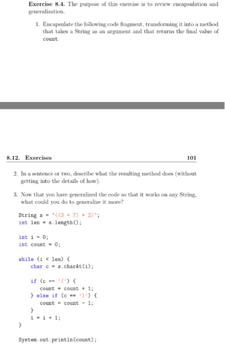 Solved Exercise 8.4. The purpose of this exercise is to | Chegg.com