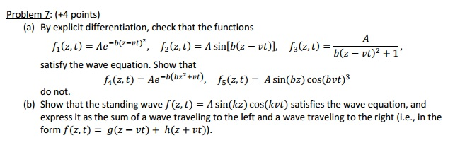 Solved By explicit differentiation, check that the functions | Chegg.com
