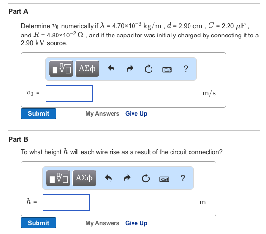 Solved Two long, straight conducting wires with linear mass | Chegg.com