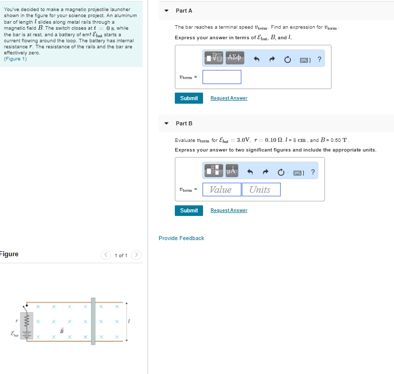 Solved You've decided to make a magnetic projectile launcher | Chegg.com