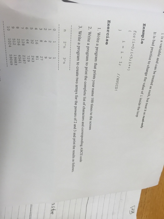Solved Write A Program That Prints Your Name 100 Times To Chegg
