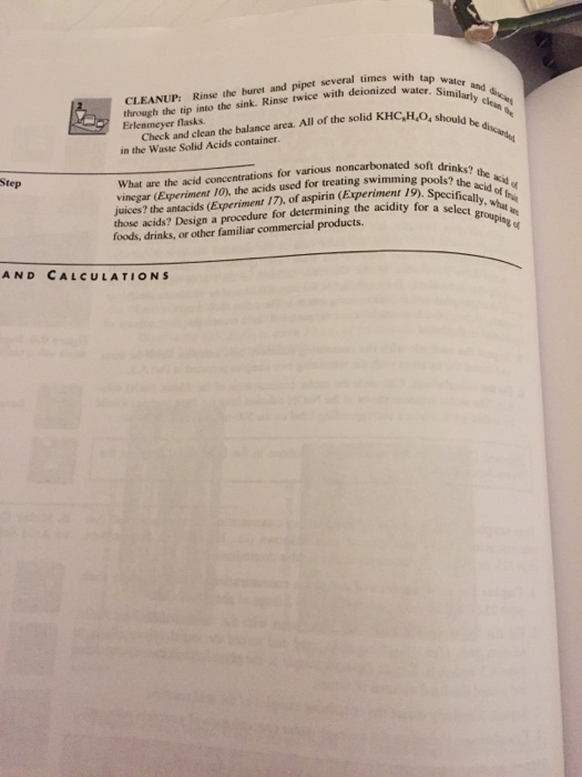 Solved Experiment 9 A Volumetric Analysis A titrimetric | Chegg.com