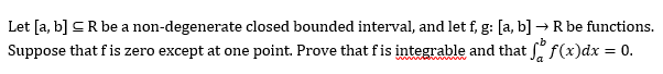 Solved Let [a, b] R be a non-degenerate closed bounded | Chegg.com