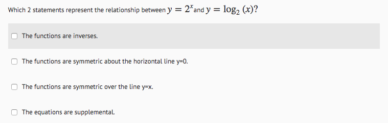 Solved which 2 statements represent the relationship between | Chegg.com