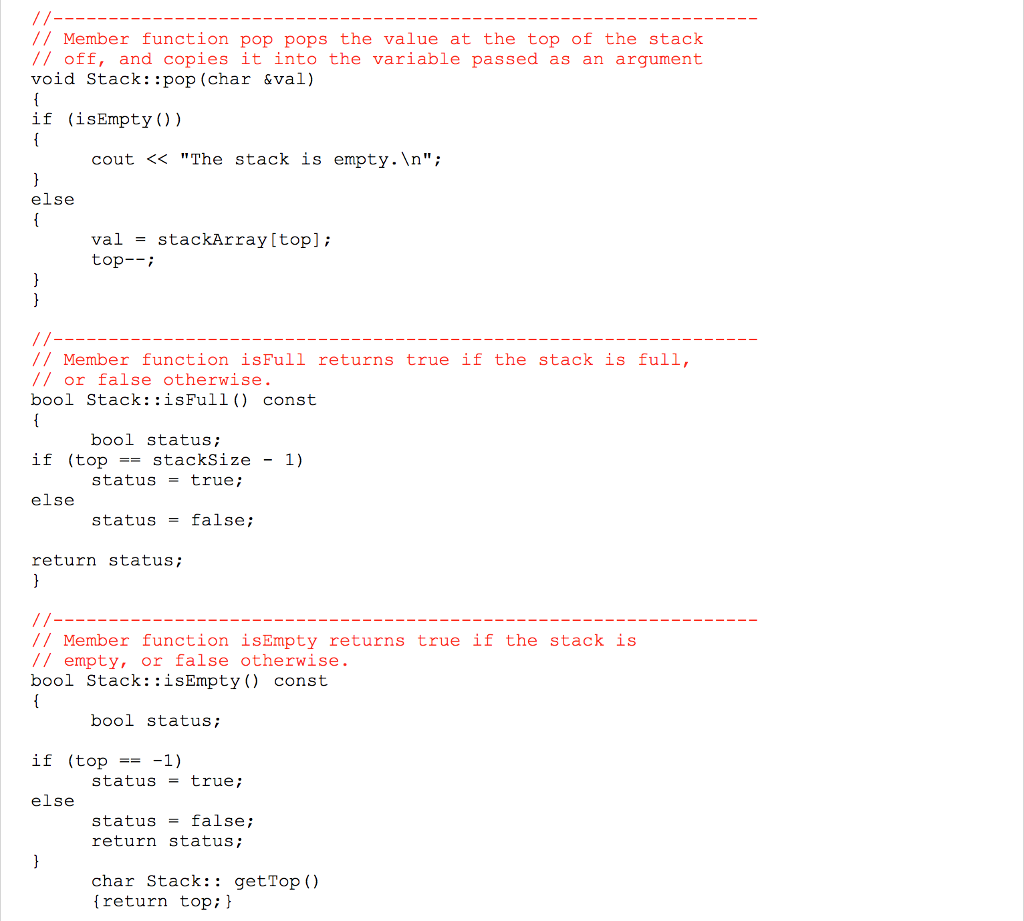 Solved: C++ Code Provided. Need A Function To Check If A S... | Chegg.com
