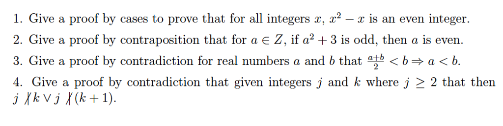 Solved Give A Proof By Cases To Prove That For All Integers 