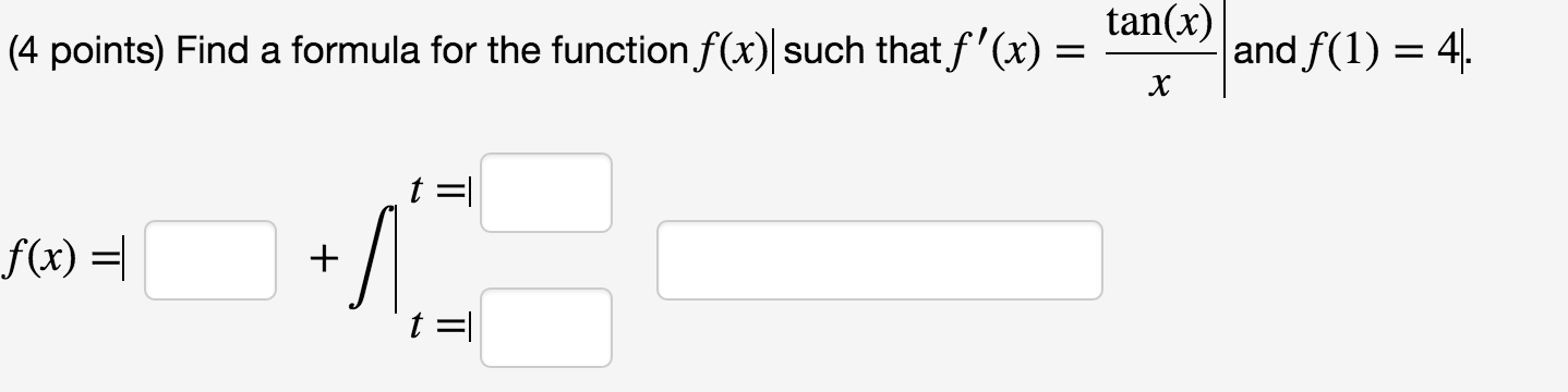 Solved Find a formula for the function f(x) such that | Chegg.com