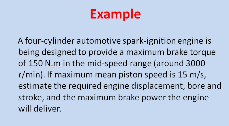 A four-cylinder automotive spark-ignition engine is | Chegg.com