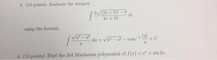 Solved Evaluate the integral integral 3 Squareroot (2x + | Chegg.com
