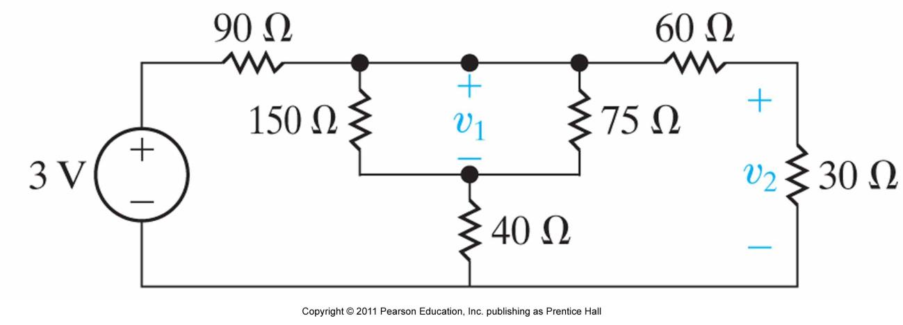 Solved: Find V1, And V2 In The Circuit Below Using Series ... | Chegg.com