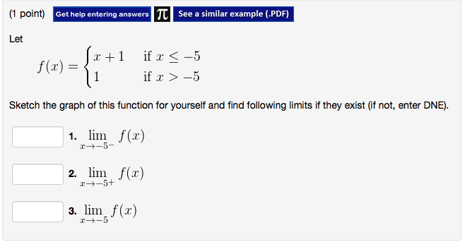 Solved Let f(x) = Sketch the graph of this function for | Chegg.com