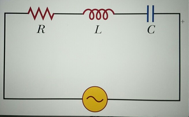 Solved A series LRC circuits, as shown in the attached | Chegg.com