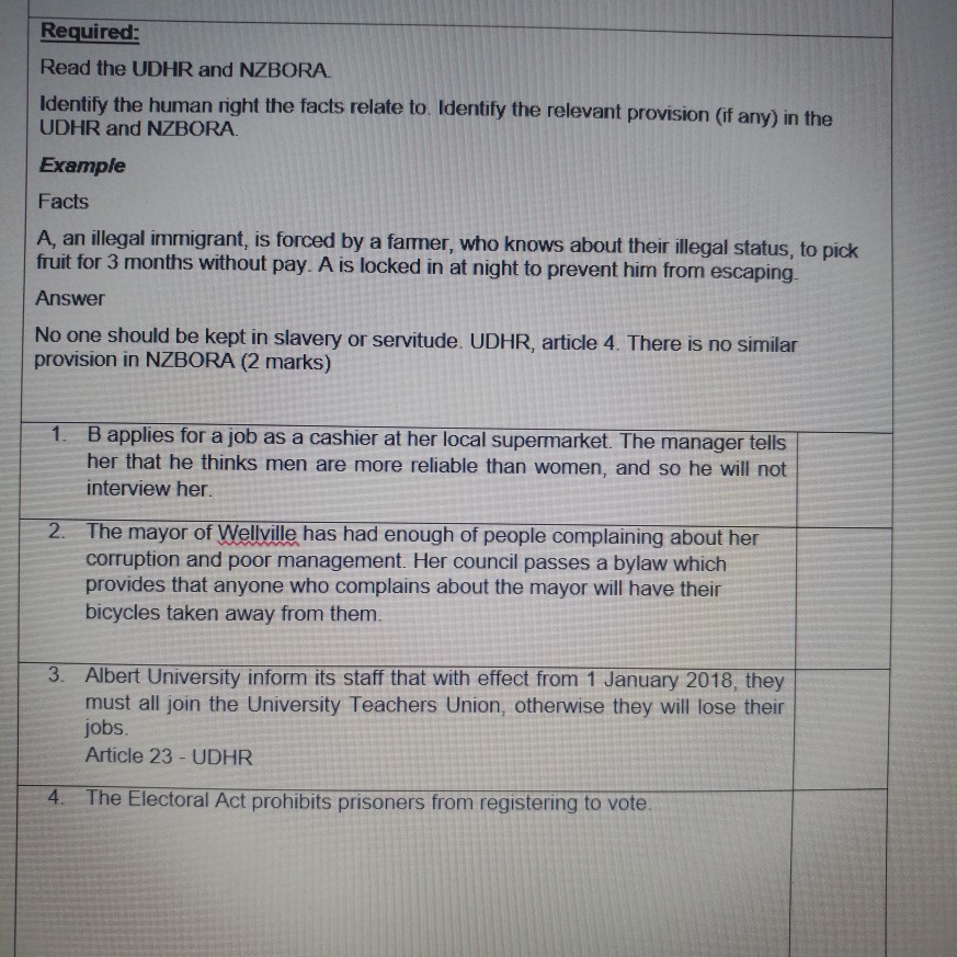 Universal Declaration of Human Rights (UDHR) | Chegg.com