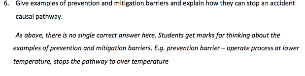 Solved 6. Give examples of prevention and mitigation | Chegg.com