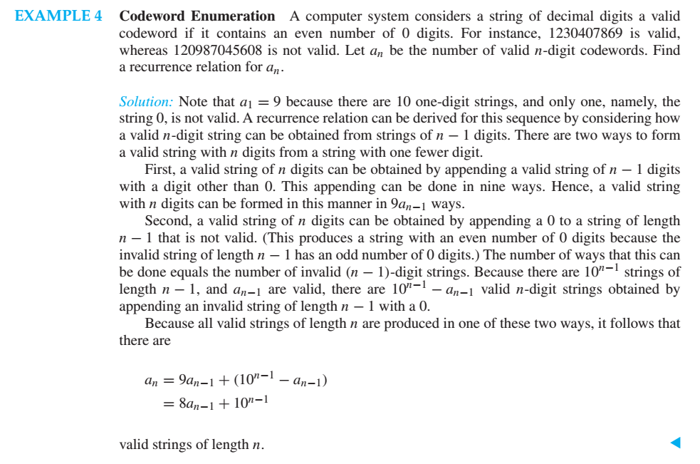Solved Example 4 Codeword Enumeration A Computer System 7604