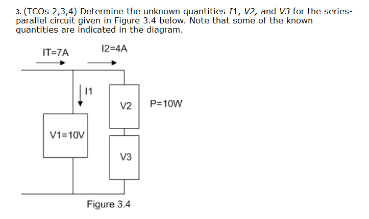 Solved: Determine The Unknown Quantities I1, V2, And V3 Fo... | Chegg.com