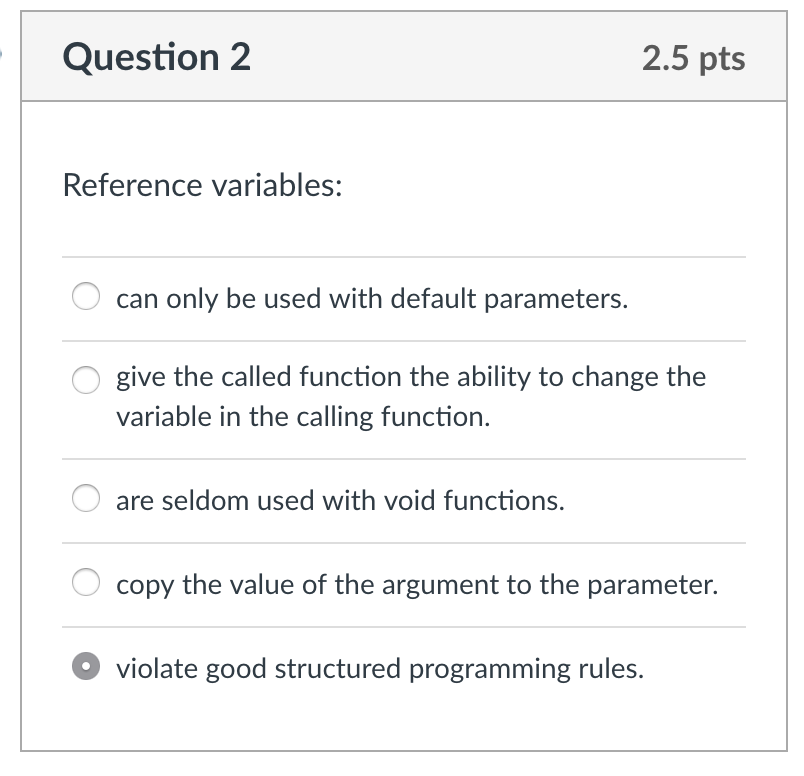 Solved Question 1 2.5 pts Given the following function | Chegg.com Solved Question 1 2.5 pts Given the following function | Chegg.com