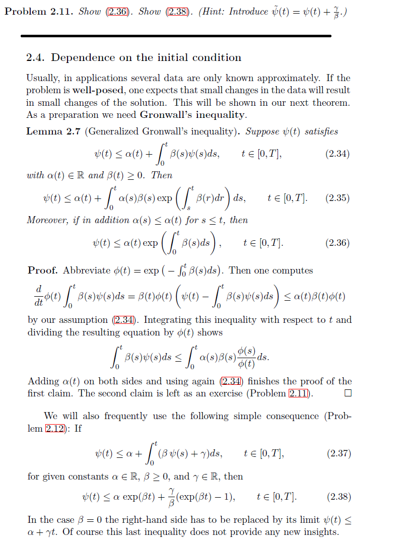Solved Problem 2 Show (2.36 Show (2.38). (Hint: Introduce | Chegg.com
