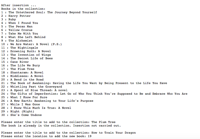 Inserting and deleting items from an one dimensional | Chegg.com