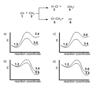 Solved Which reaction coordinate diagram best decribes the | Chegg.com