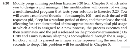 Modify programming problem Exercise 3.20 from | Chegg.com