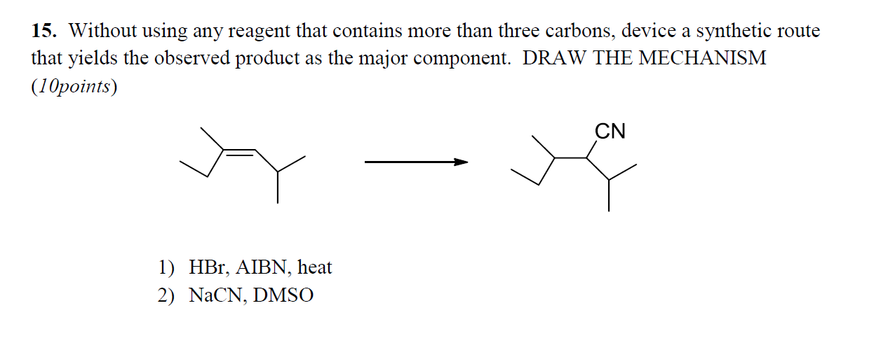 Ochem problems | Chegg.com