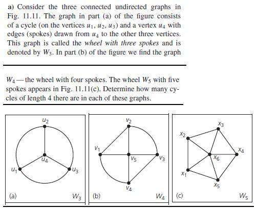 Solved Consider the three connected undirected graphs in | Chegg.com Solved Consider the three connected undirected graphs in | Chegg.com