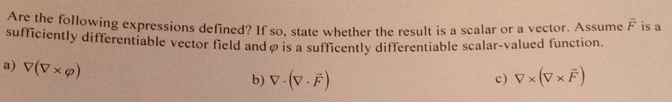 Solved Are the following expressions defined? If | Chegg.com